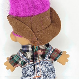Troll Doll Purple Hair 5 Inch Russ Farmer Country Hillbilly Vintage ...