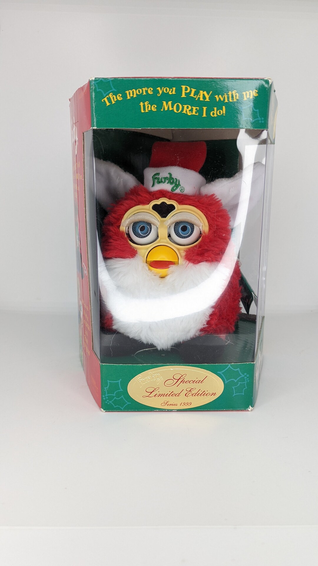 Furby Vintage Plush Tiger Electronics 1998 Limited Edition Christmas ...