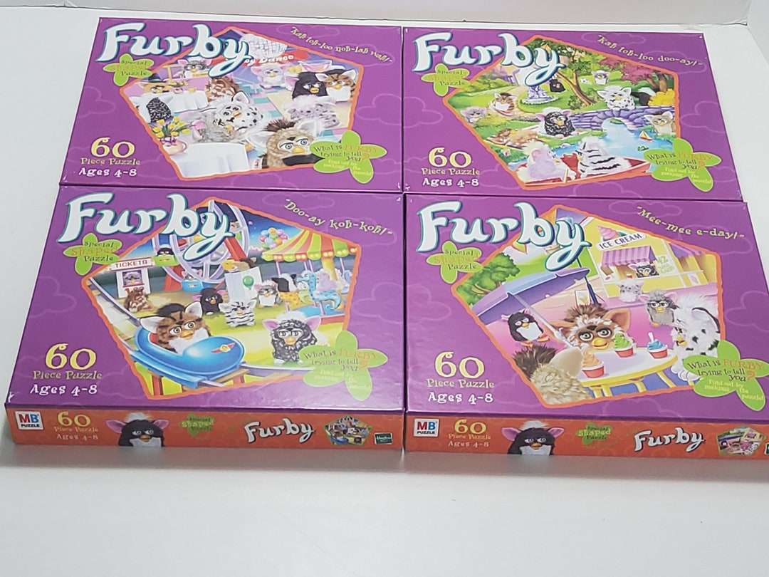 Furby Puzzles Factory Sealed Collectible Vintage All 4 Sets - Etsy