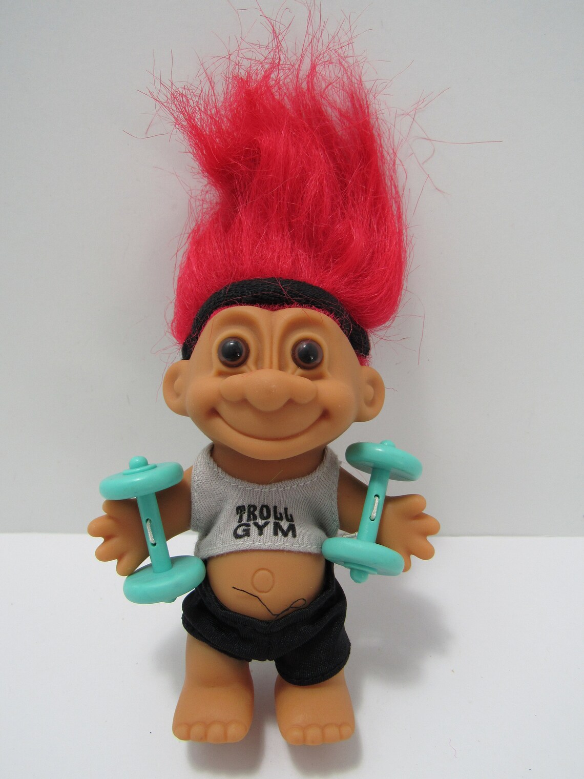 Gym Workout Muscle Man Troll Doll Russ | Etsy