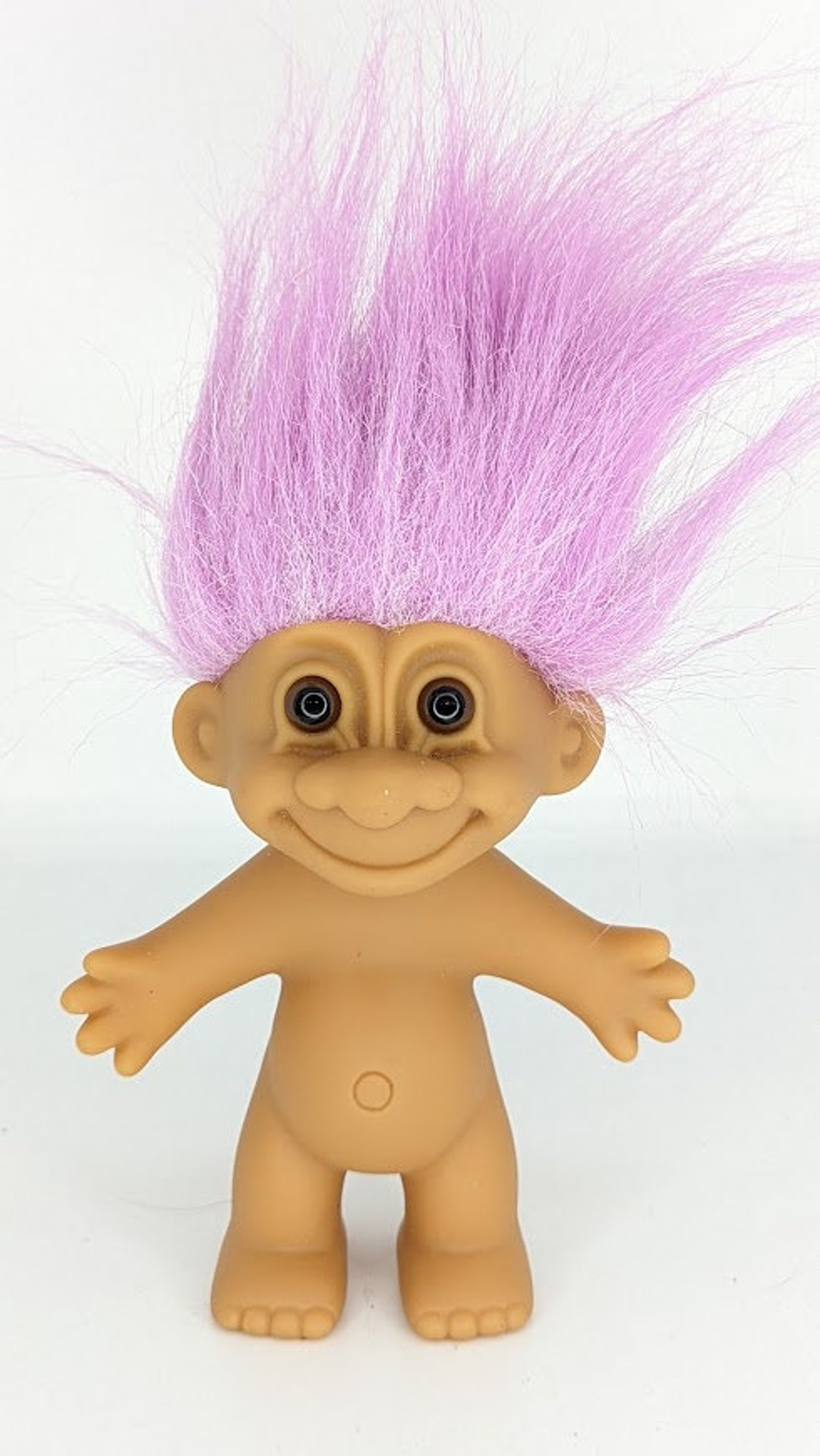 Troll Doll Russ Purple Hair Retro Vintage Old - Etsy