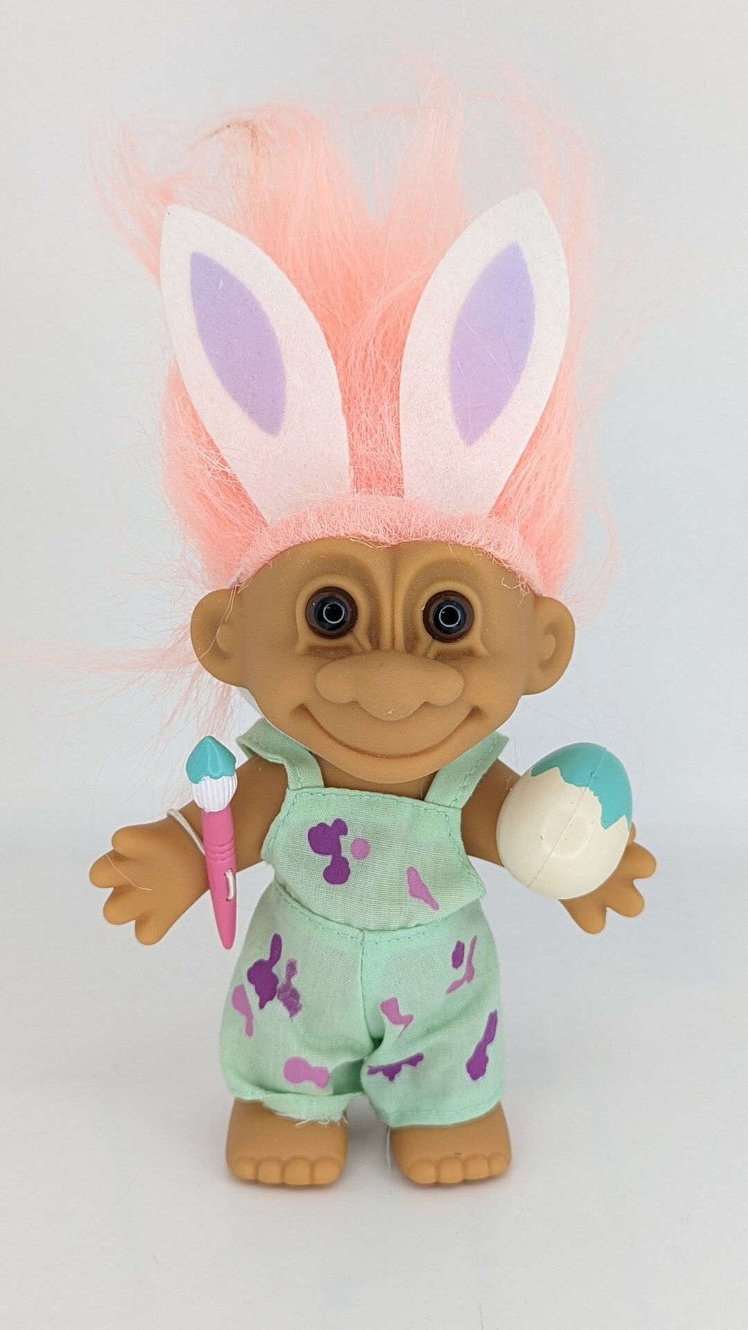 Troll Doll Russ Easter Bunny 5 Inch Vintage Egg Painting - Etsy