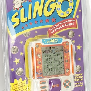 Slingo Handheld Electronic Game Vintage Lcd Sealed New - Etsy