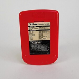 Yahtzee Handheld Game Electronic Battery Operated Gold Vintage Retro ...