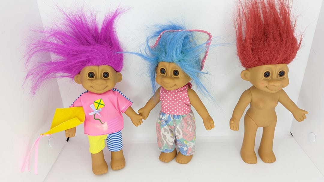 Russ Troll Doll Lot Vintage Princess Tracey 7 Inch - Etsy