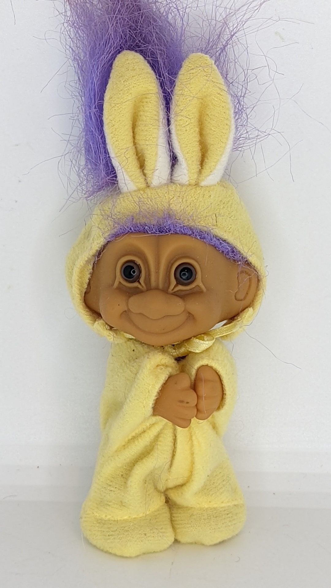 Troll Doll Easter Bunny Rabbit Clip on Grabber Vintage - Etsy
