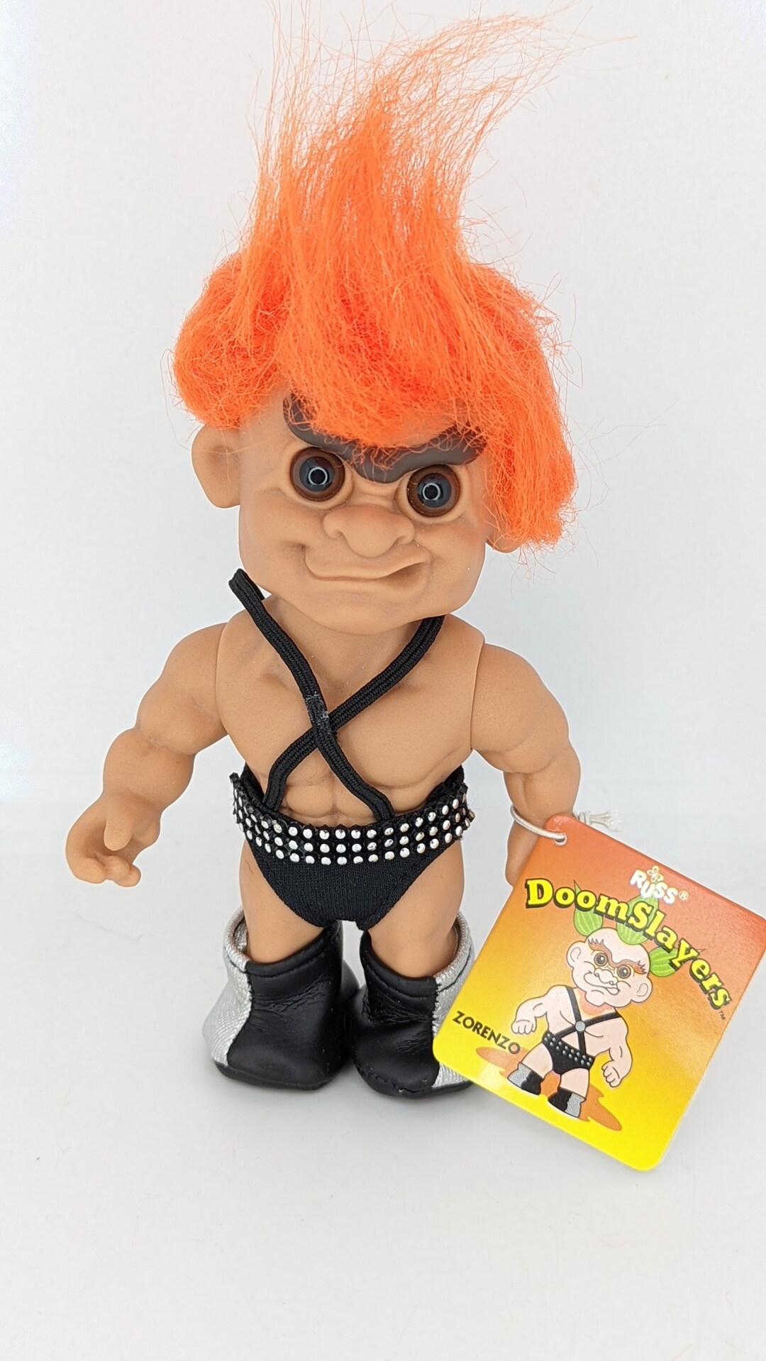 Troll Doll Orange Hair Zorenzo Russ Doom Slayer 5 Inches New - Etsy