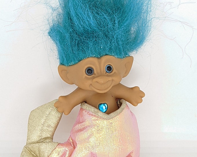 Mermaid Troll Doll Treasure Troll - Etsy