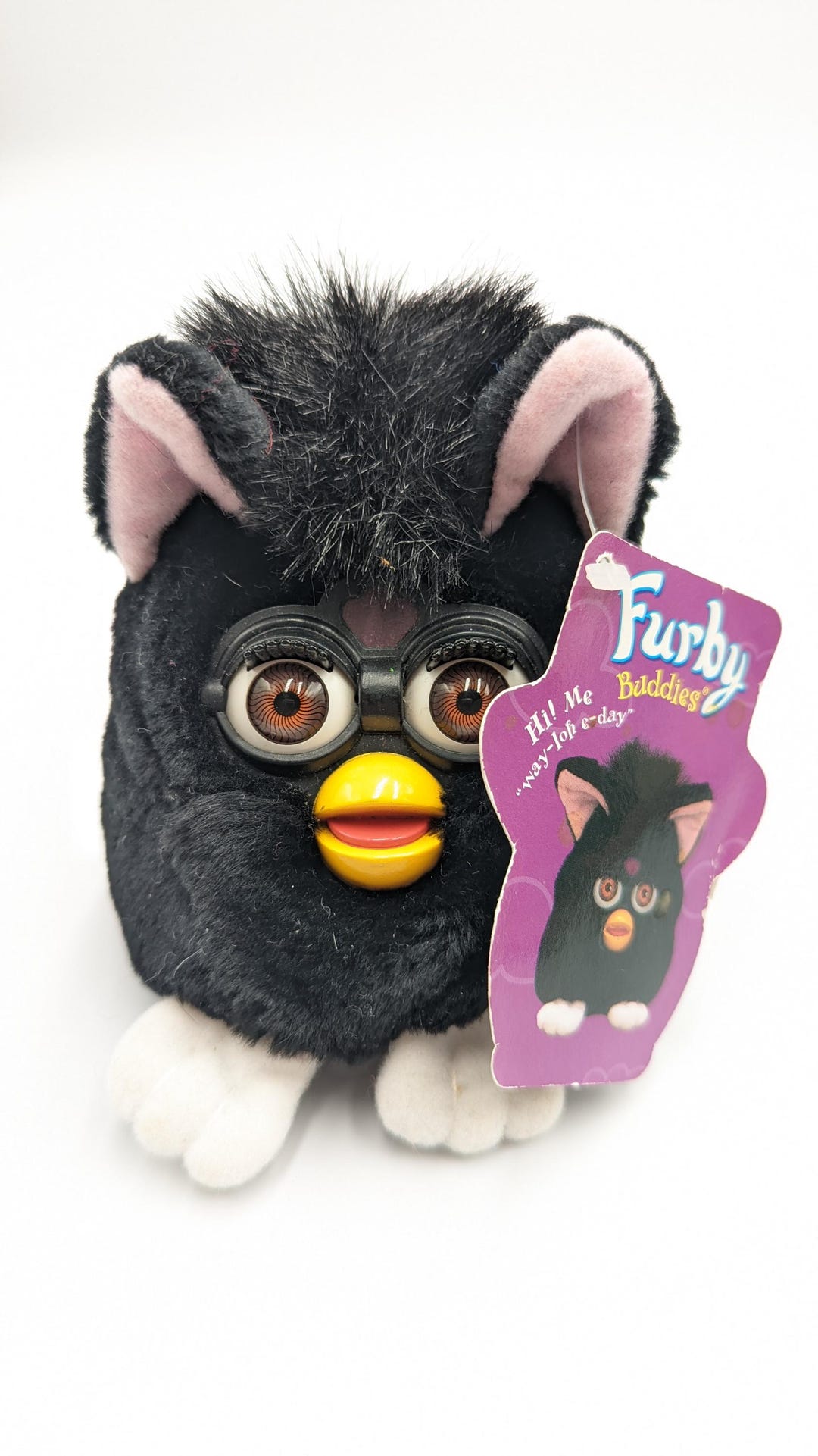 Furby Buddy Buddies Plush 6 Inch Bean Bag Black Cat - Etsy Canada