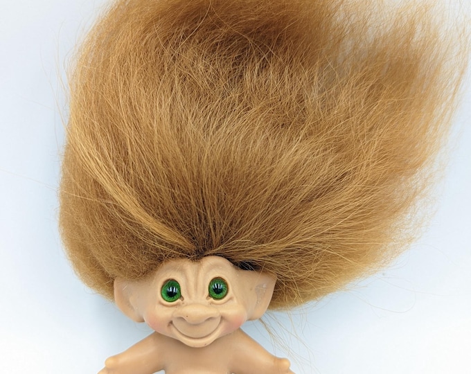 Scandia Dam Troll Doll Green Eyes Vintage Retro Crazy Wild Hair OOAK ...