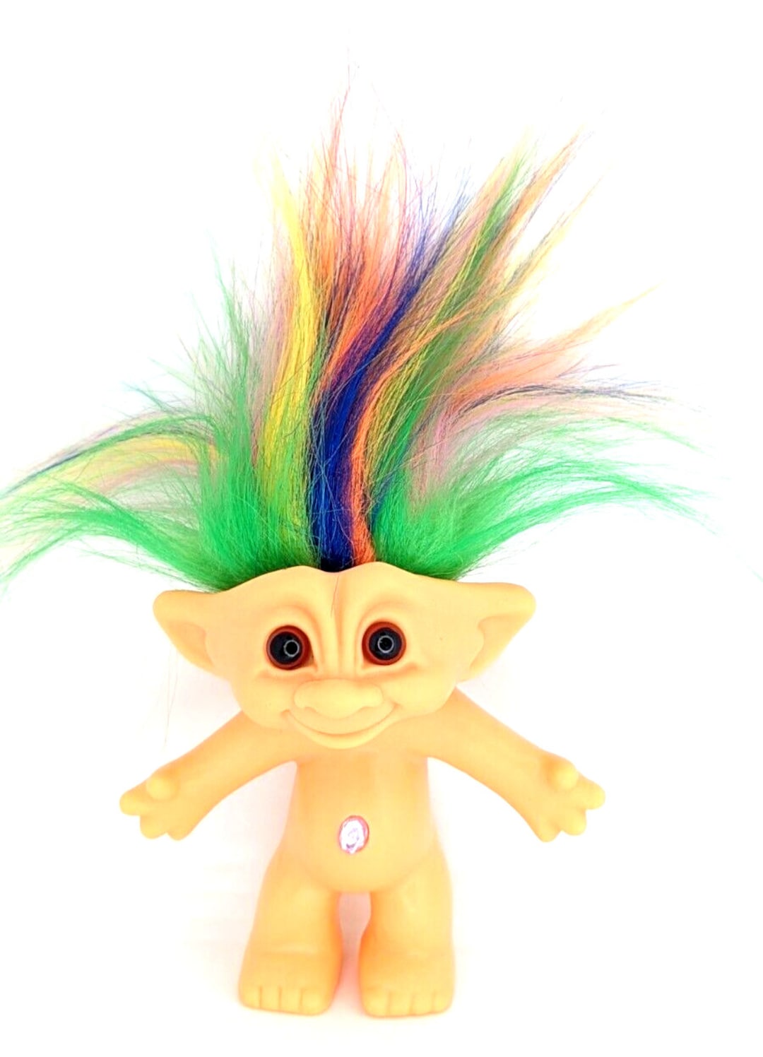 Troll Doll 5 Inch Retro Rainbow Hair - Etsy