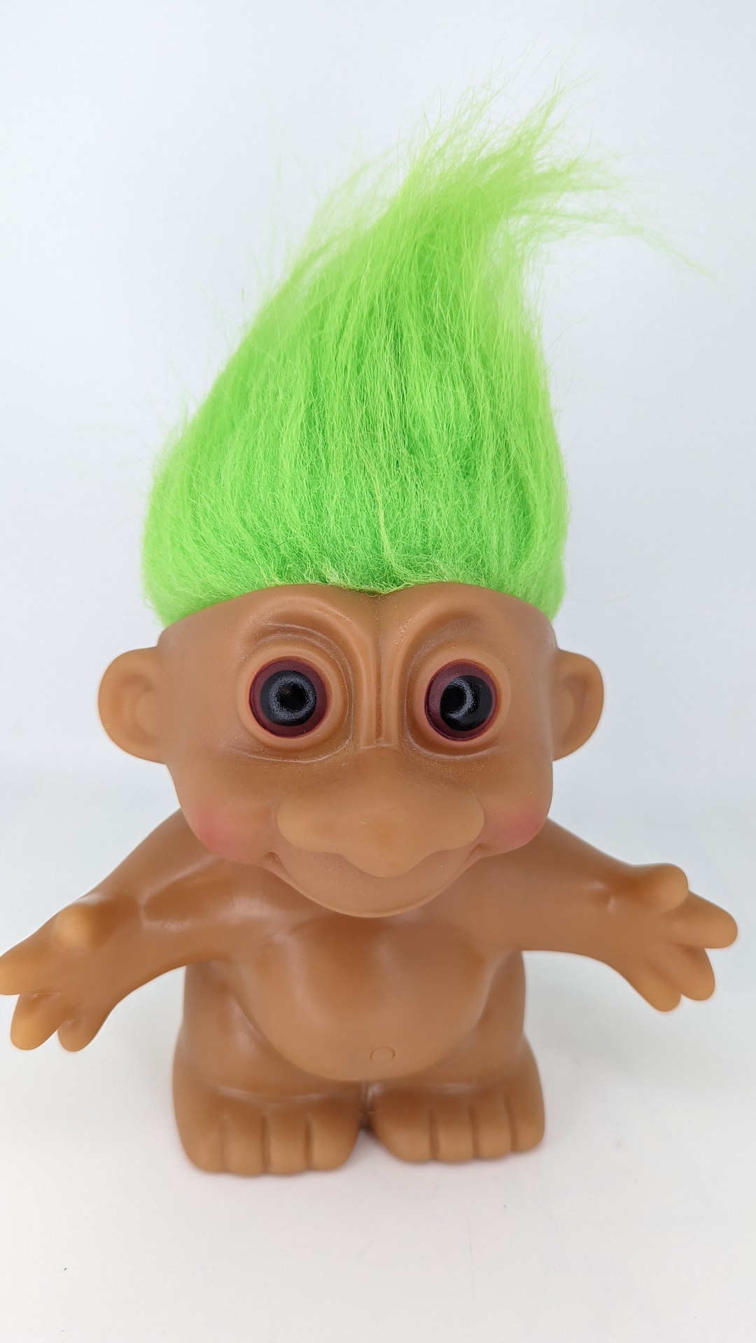 Troll Doll Chubby Bank 8 Inch Green Hair - Etsy