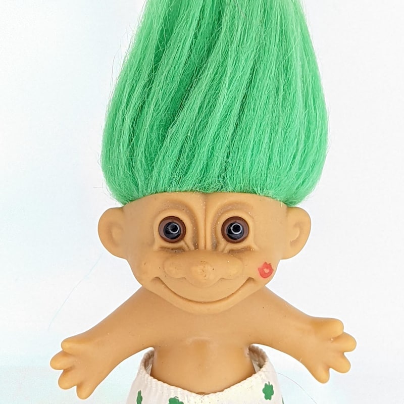 Green Hair Troll - Etsy