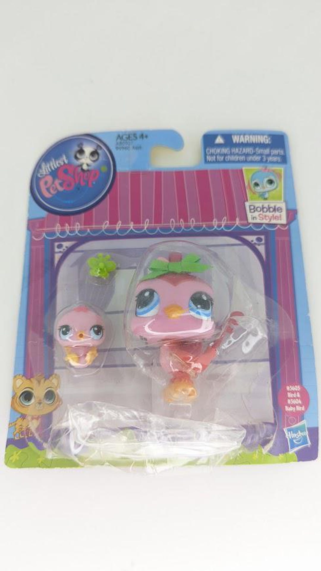 Littlest Pet Shop NIP Hasbro Set 3603 3604 Bird & Baby Bird Unopened ...