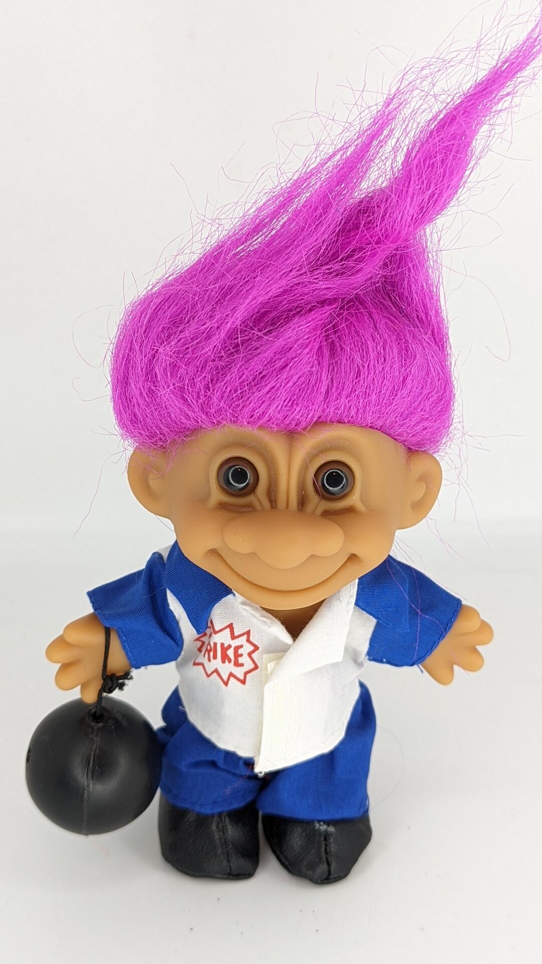 BOWLER Bowling 5 Russ Troll Doll Purple Hair Collectible Figure Gift - Etsy