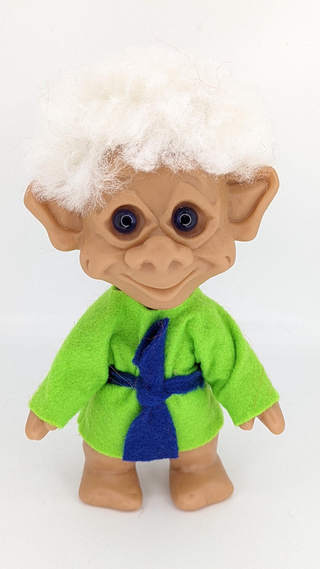 Vintage Nissan Reisler Grum Devil Troll Doll Fur Blue Eyes 1960s ...