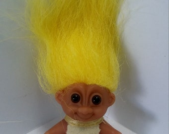 Yellow Hair Troll - Etsy
