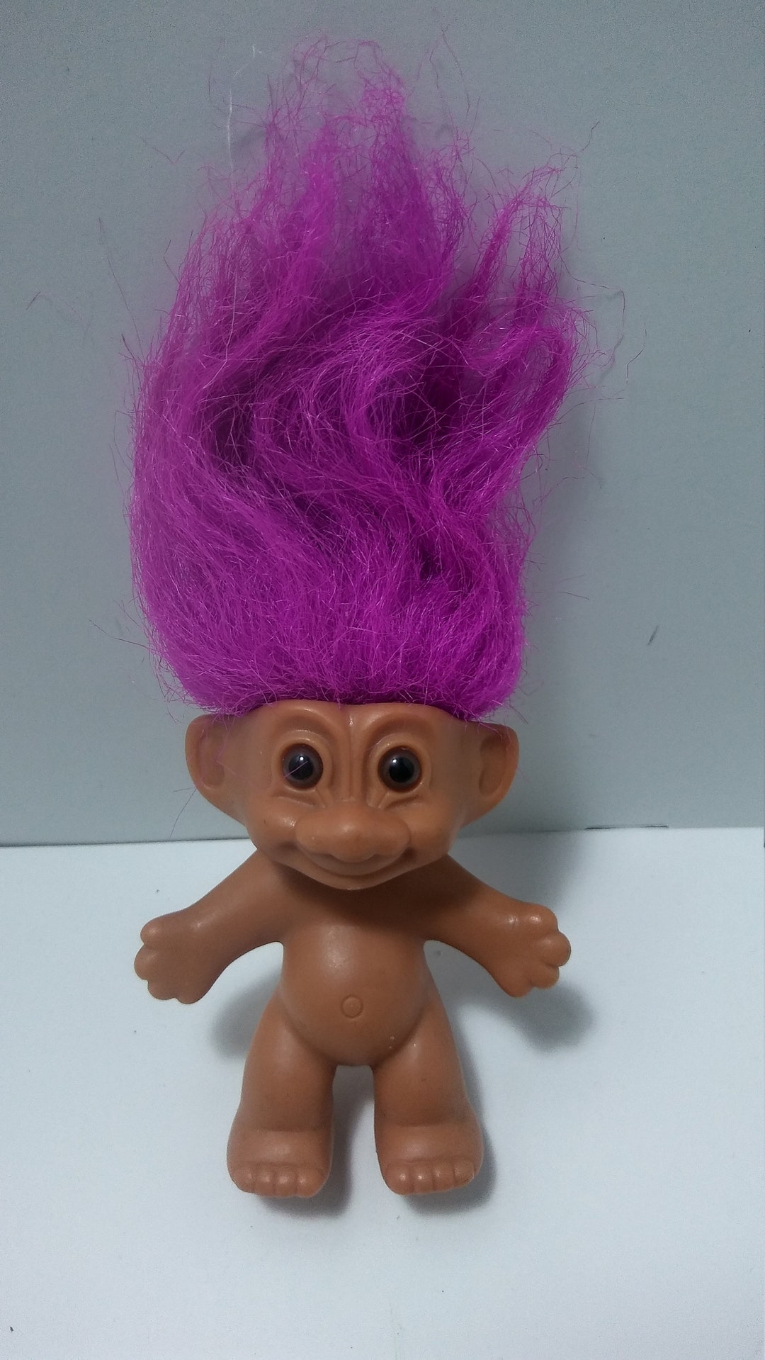 Medium Russ Purple Hair Troll Doll Vintage - Etsy
