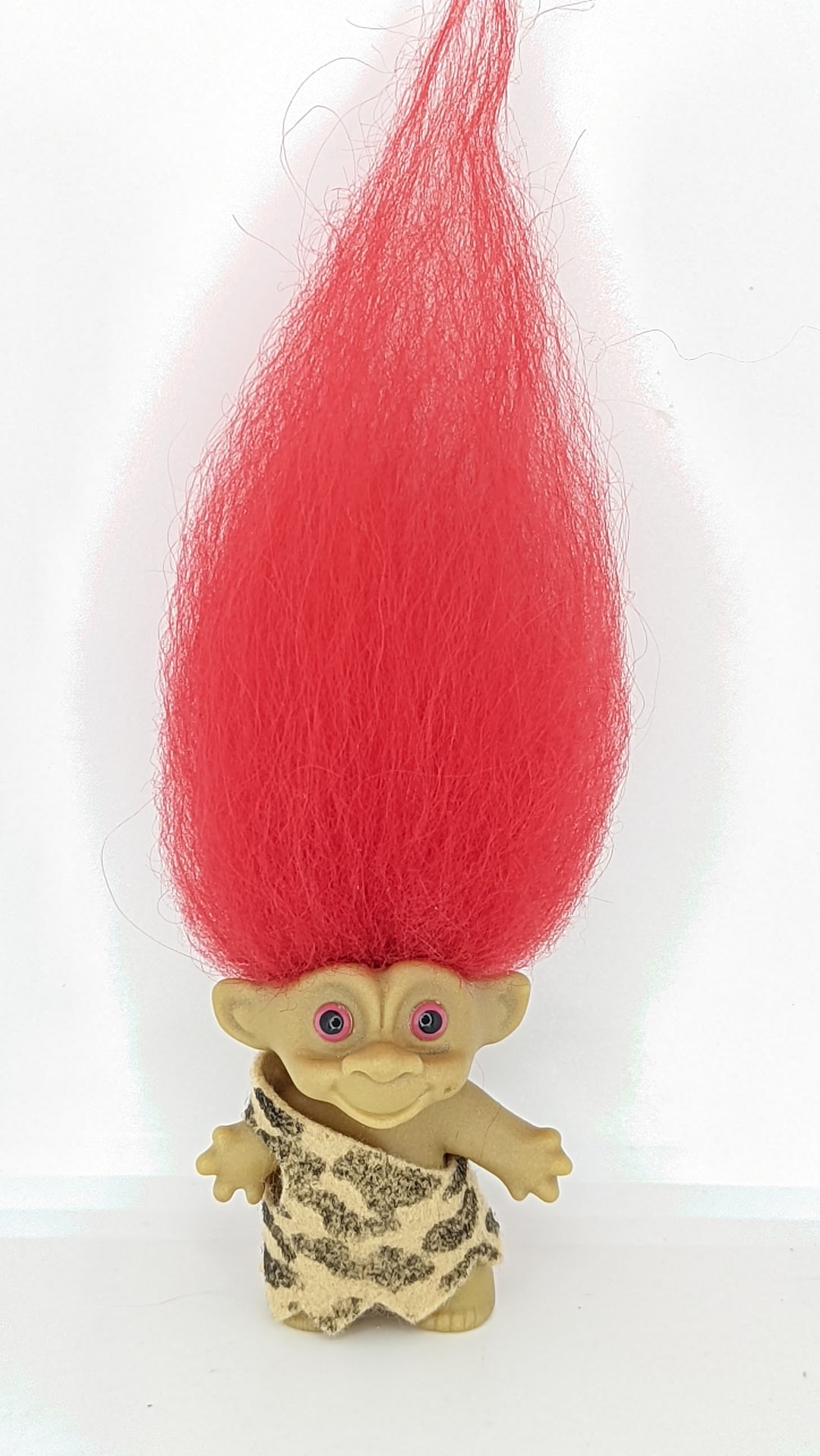 Troll Doll Monkey Face Red Hair 3 Inch OOAK Custom - Etsy