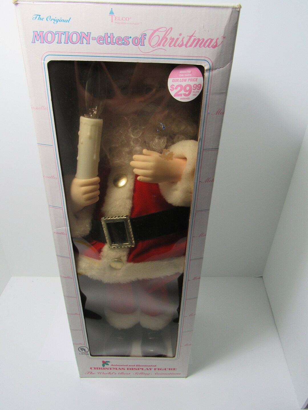 Telco Motionette Santa Vintage Christmas Decoration - Etsy