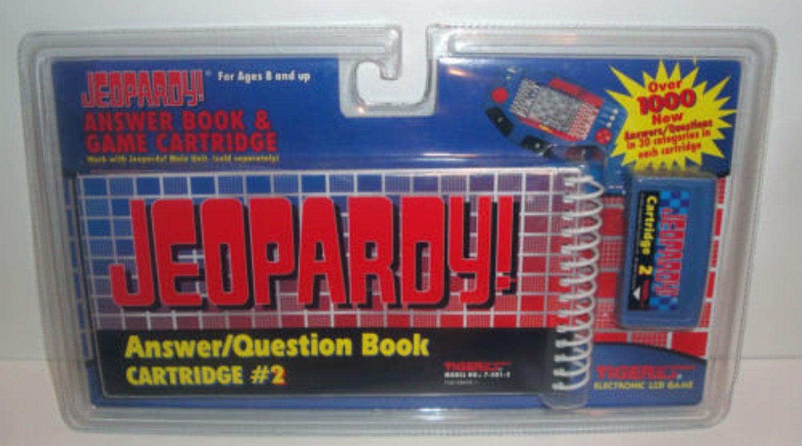 Vintage 1995 Tiger Electronics Jeopardy Handheld Trivia Game System ...