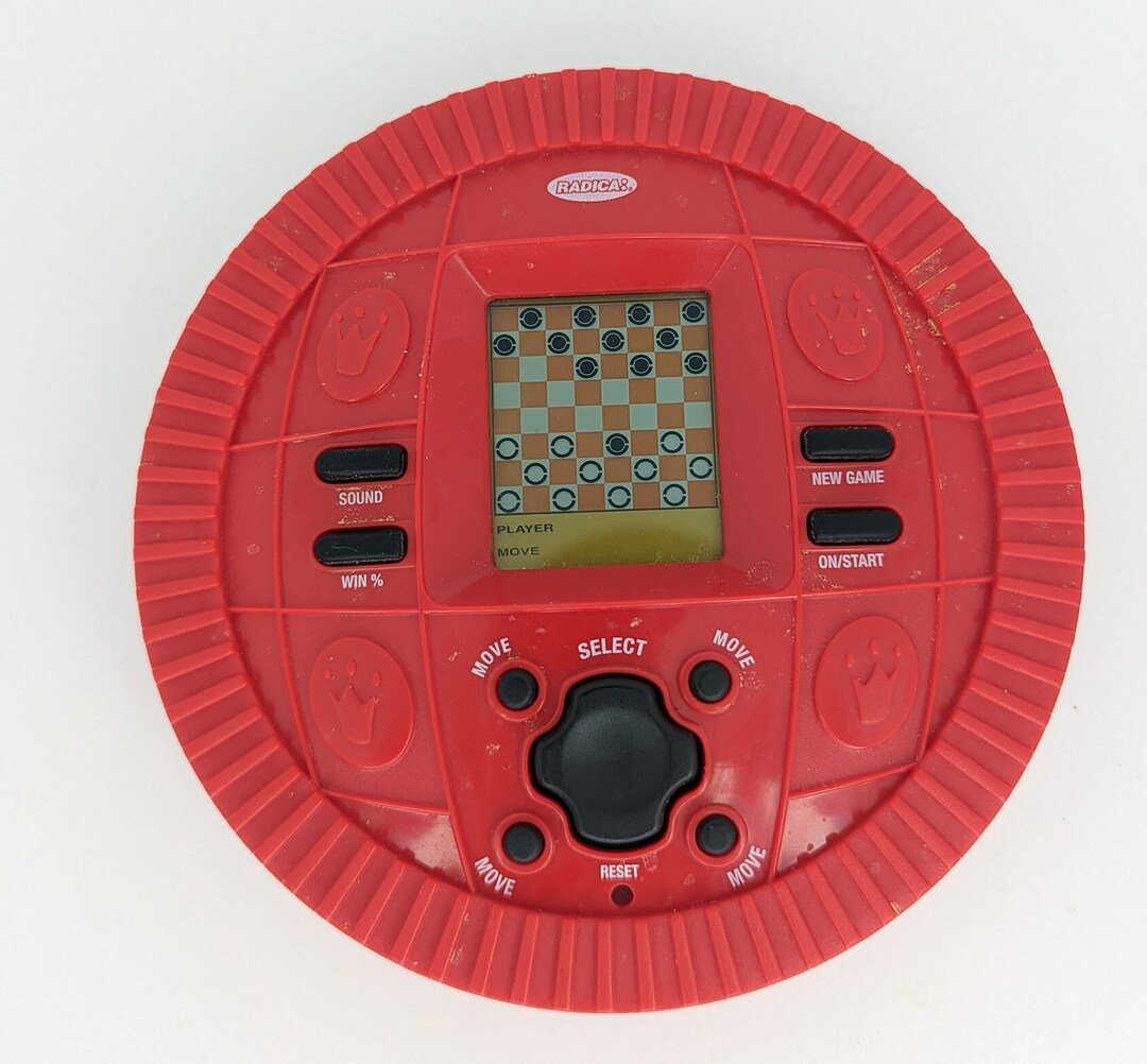 Checkers Radica Handheld Video Game Electronic Battery Operated - Etsy
