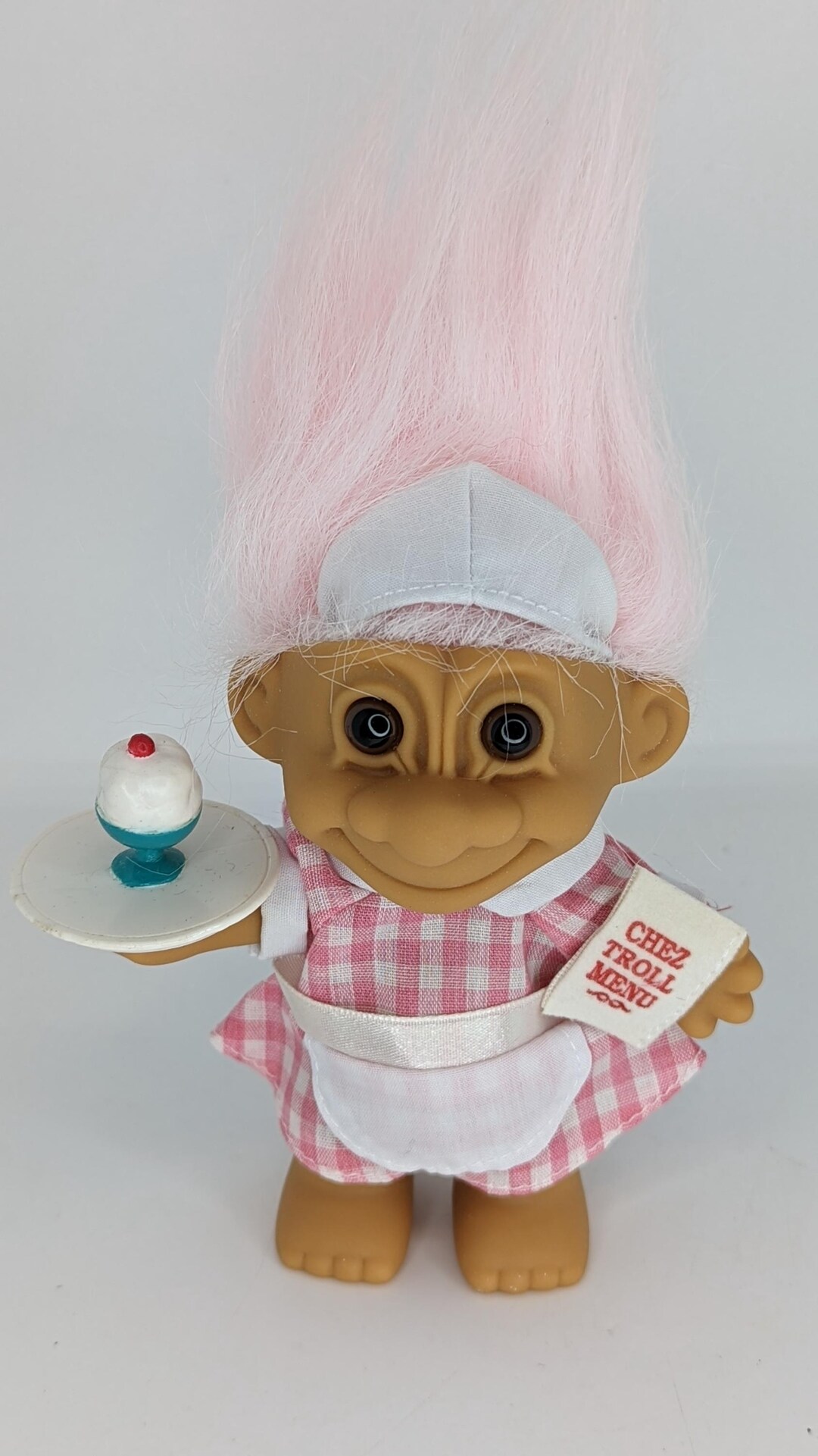 Troll Doll Pink Hair Russ Waitress Ice Cream Sundae 5 Inch New - Etsy