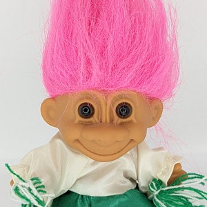 Vintage Russ Troll Doll Pink Hair Cheerleader Collectible Toy - Etsy
