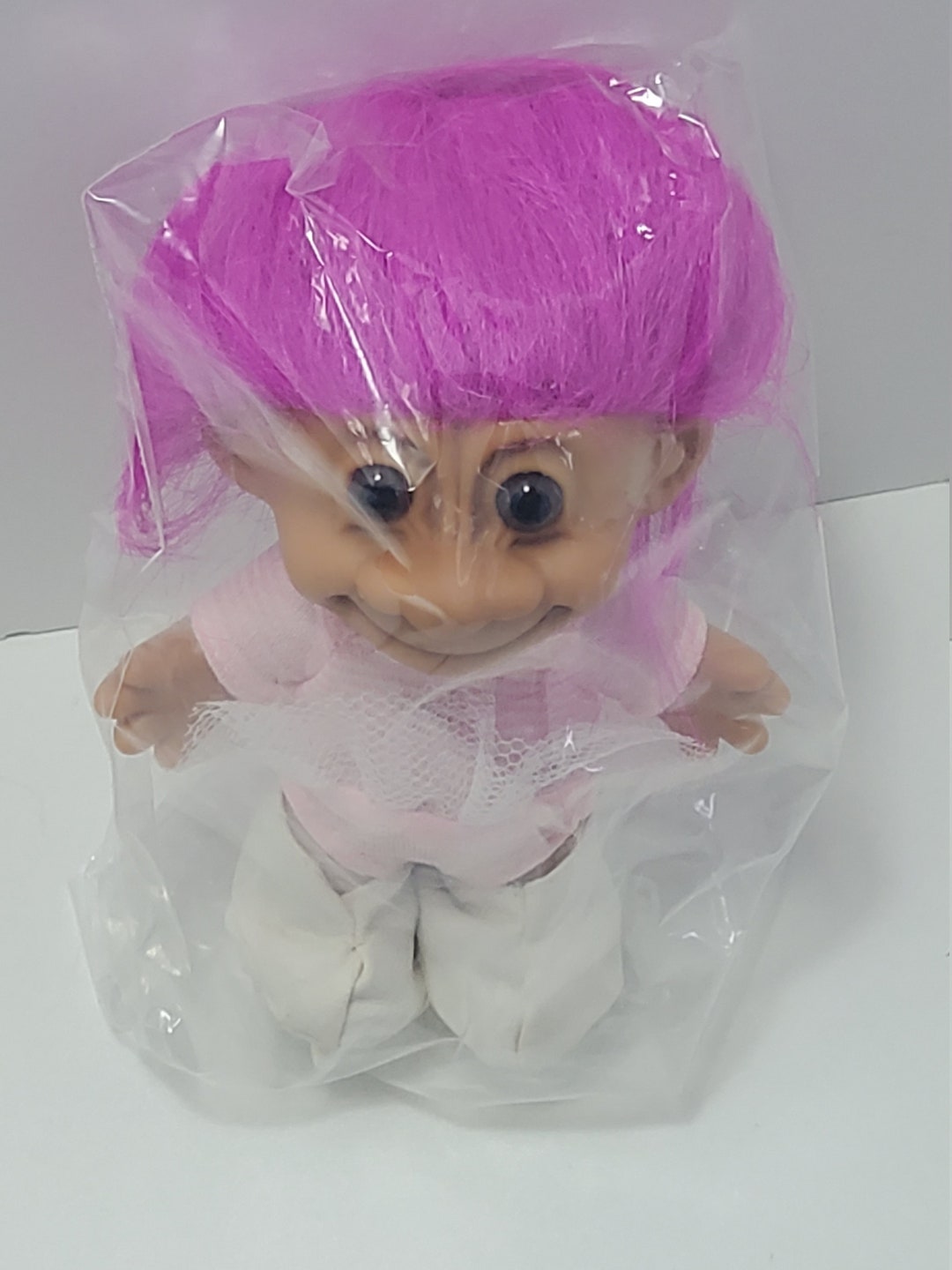 Troll Doll Figure Skater Ice Skater Vintage New Etsy