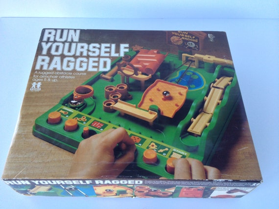 Vintage Collectible Rare Run Yourself Ragged Board Game | Etsy