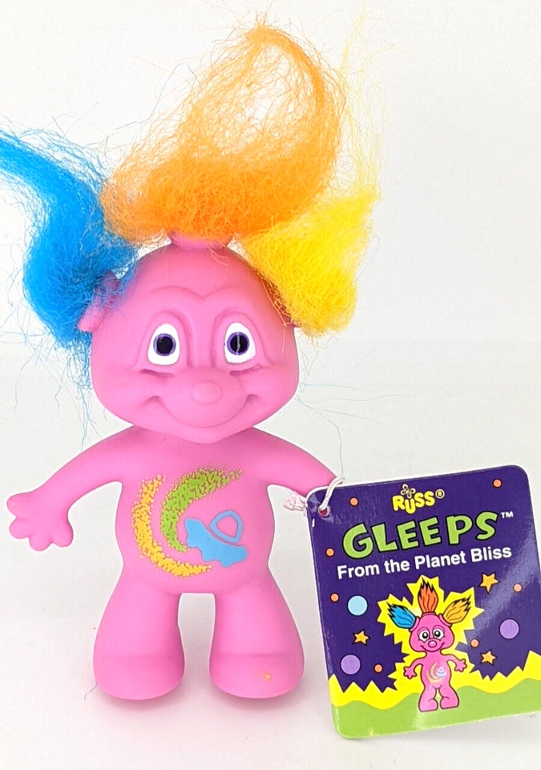 Troll Doll Pink Good Luck Bingo Vintage Alien Russ Rare 3 Inch Gleep - Etsy