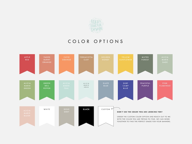 DIGITAL DOWNLOAD | Colored Solid Editable Bunting, Neutral DIY Banner ...