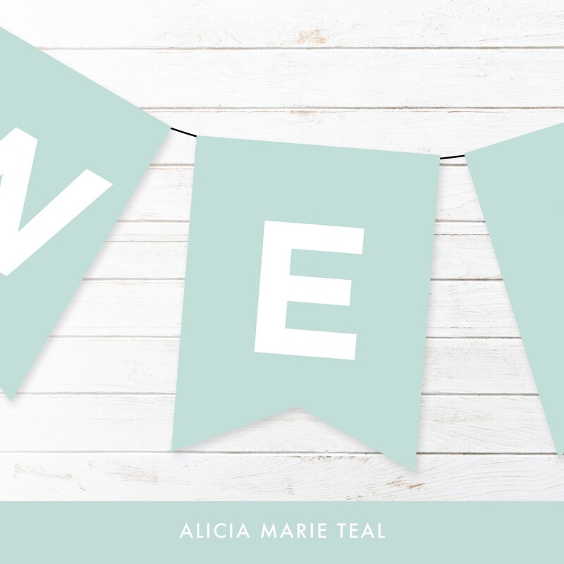 Custom Coloured Bunting - Etsy