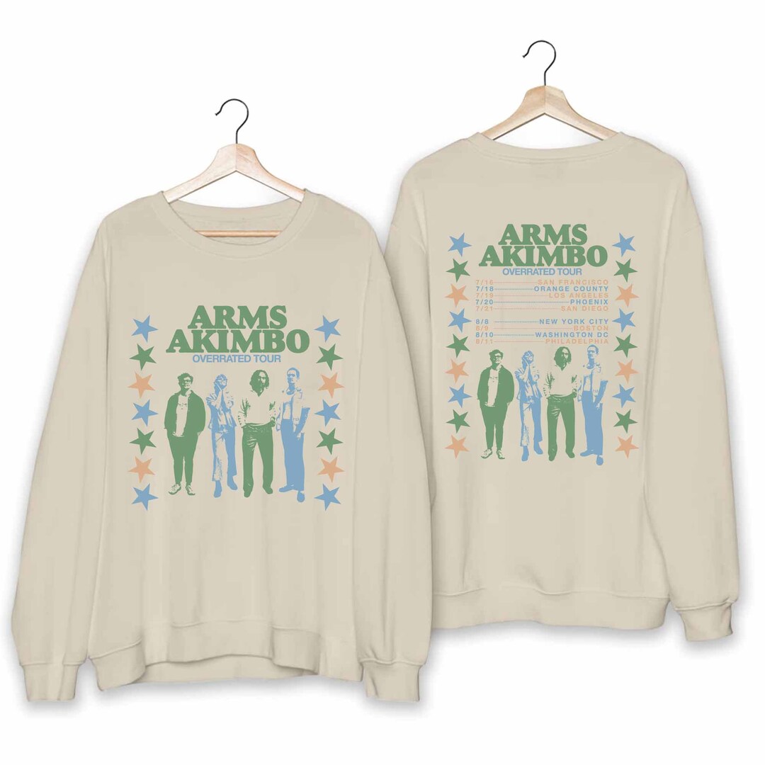 Arms Akimbo Overshirted Tour 2024 Tour-Shirt, Arms Akimbo Band Fan ...
