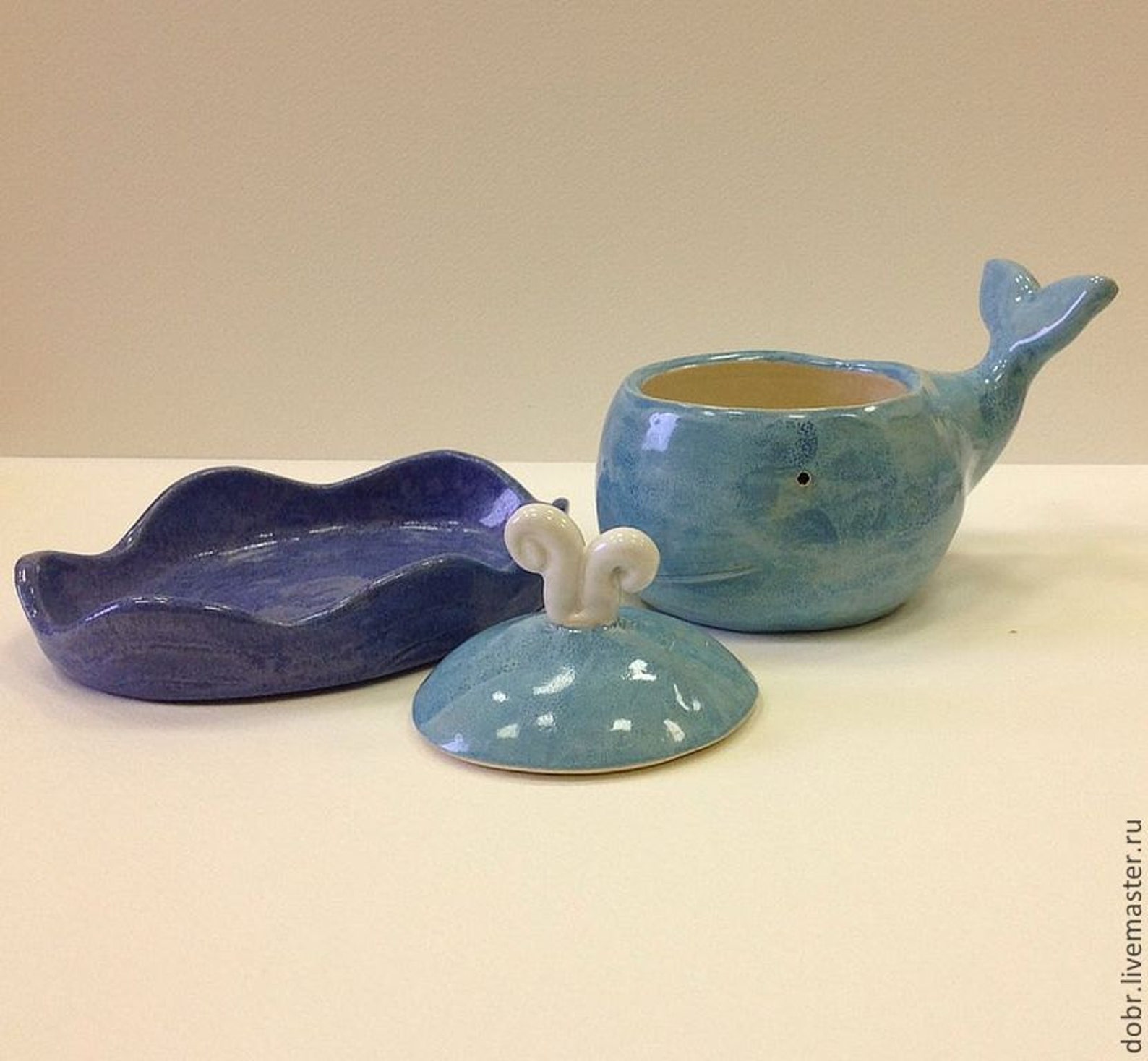 Ceramic blue whale box Made to orderTrinket box Ceramic | Etsy