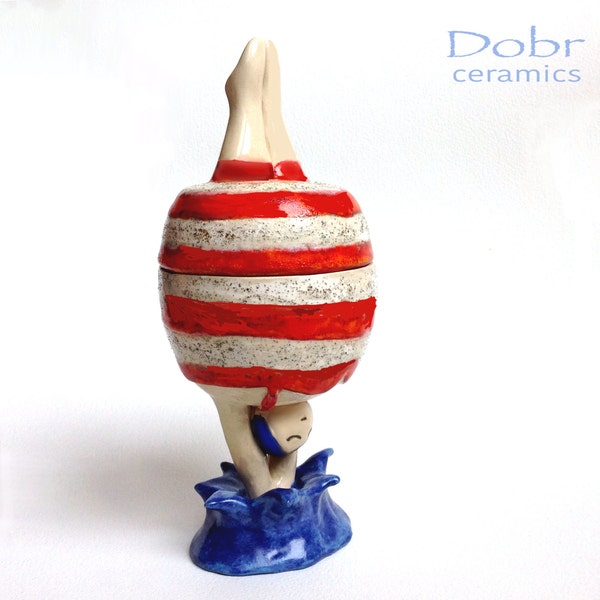 Swimming Ceramic Pottery - Etsy