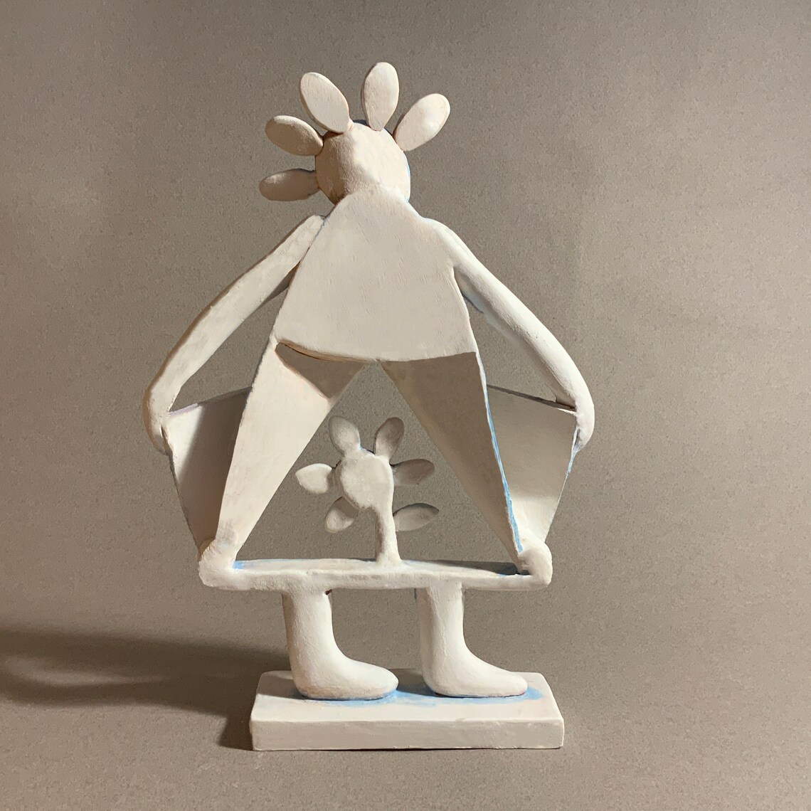 Ceramics Ceramic Sculpturefigurines Statuetteman and - Etsy