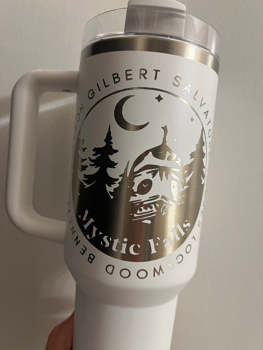 Mystic Falls the Vampire Diaries Laser Engraved 40oz Tubler || Delena ...