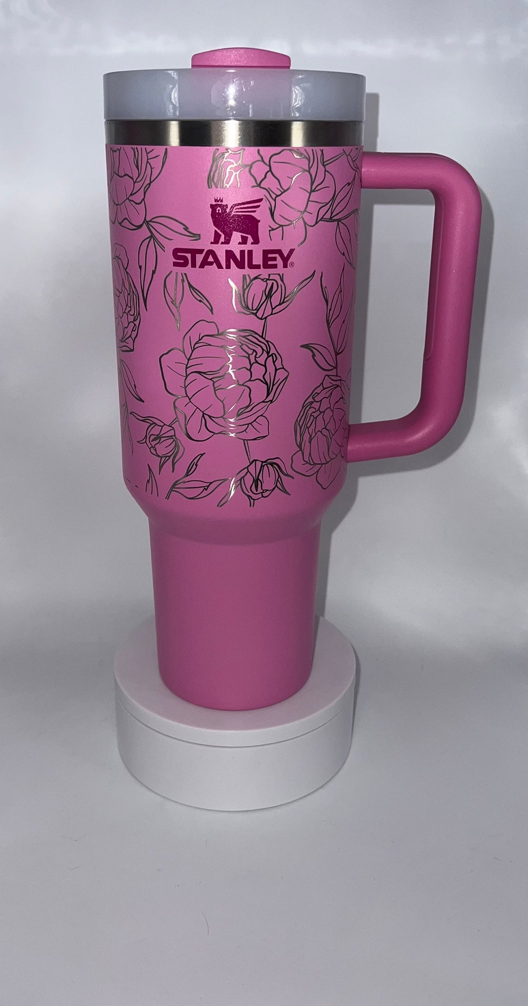 Peony Laser Engrave 40oz Stanley || Mother’s Day || - Etsy