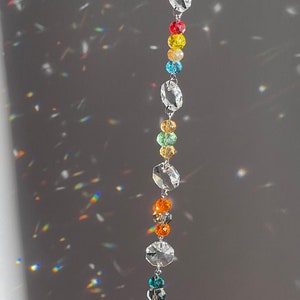 Window Suncatcher, Crystal Window Curtains, Prism Crystals, Multi ...