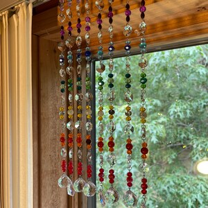 Window Suncatcher Crystal Window Curtains Prism Crystals - Etsy