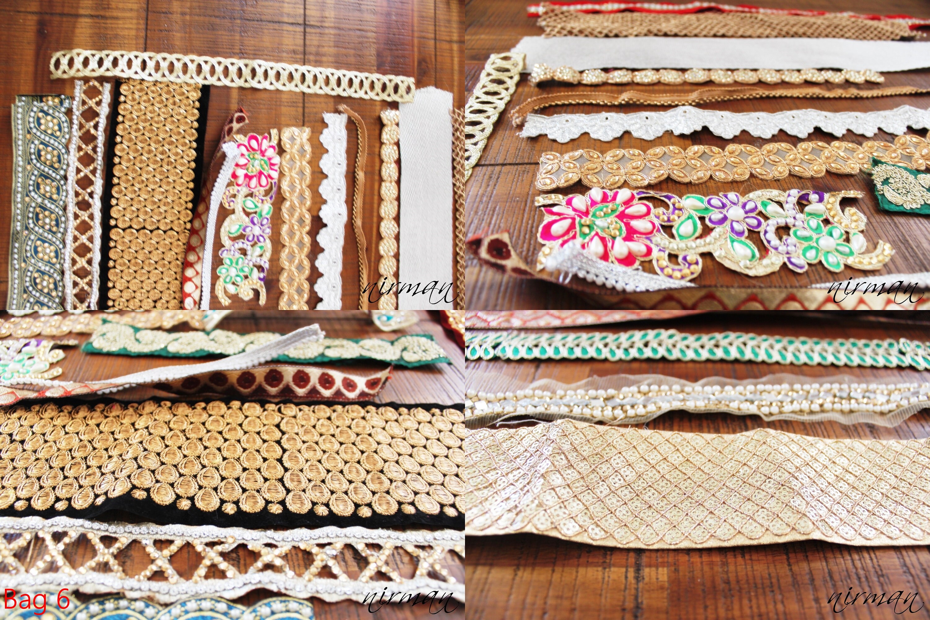 Grab bag Assorted trims 5 oz trims trim remnant pack | Etsy