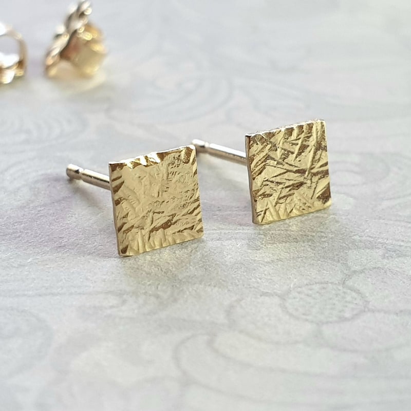 Textured Earrings - Etsy