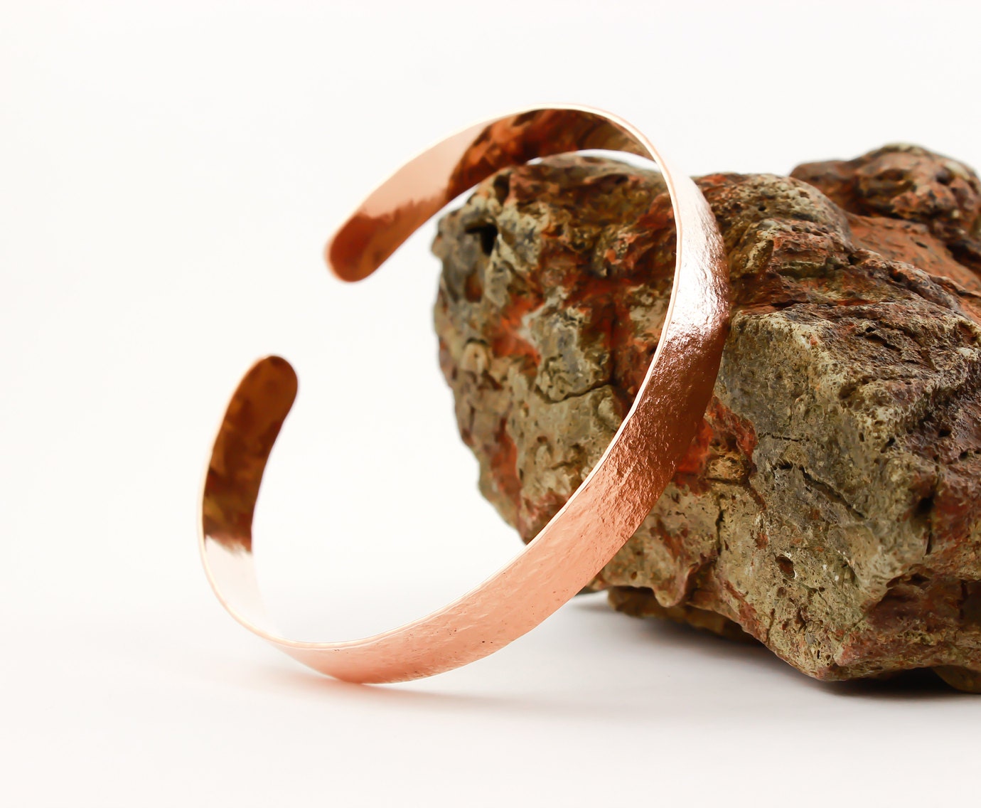 Arm Band, Hammered Copper, Lead and Nickel Free, Textured, Hand Forged ...