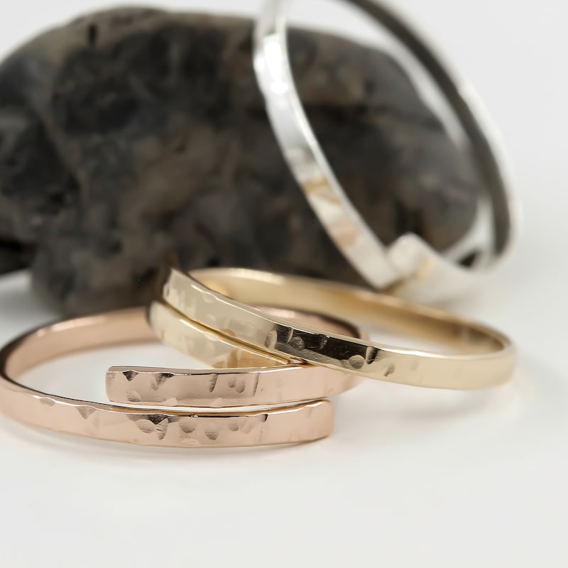 Real Gold Dress Rings - Etsy