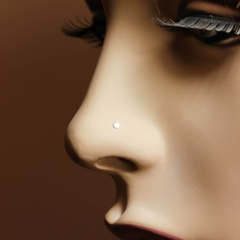 Tiny Nose Stud - Etsy