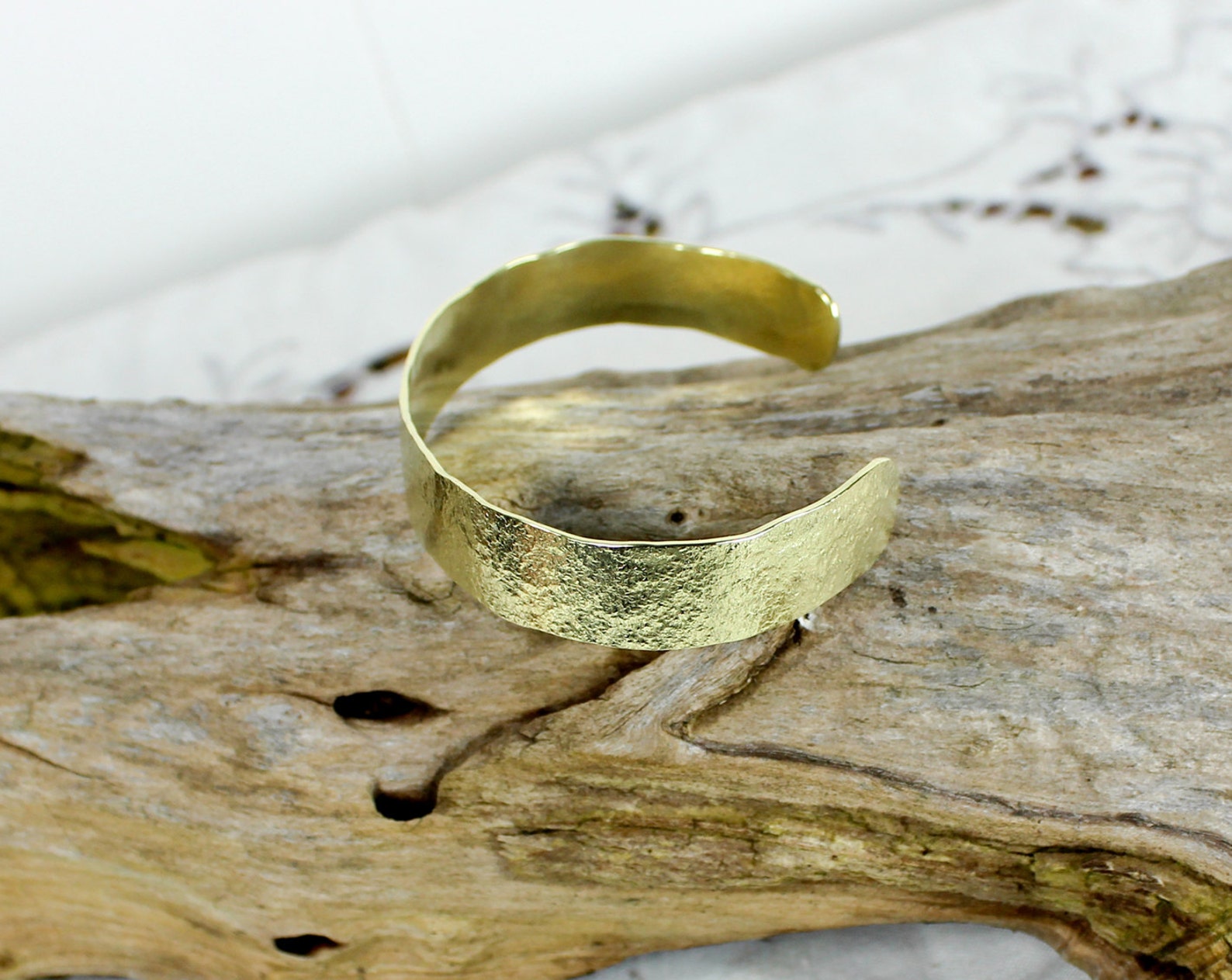 Cuff Bracelet Hammered Solid Brass 1/2inch Lead and - Etsy