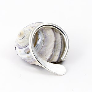 Septum Ring, Asymmetrical, Septum Piercing, Smooth Hammered, Nose Ring ...