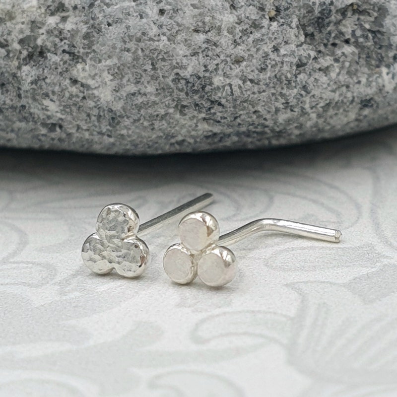 Sterling Silver Nose Stud - Etsy
