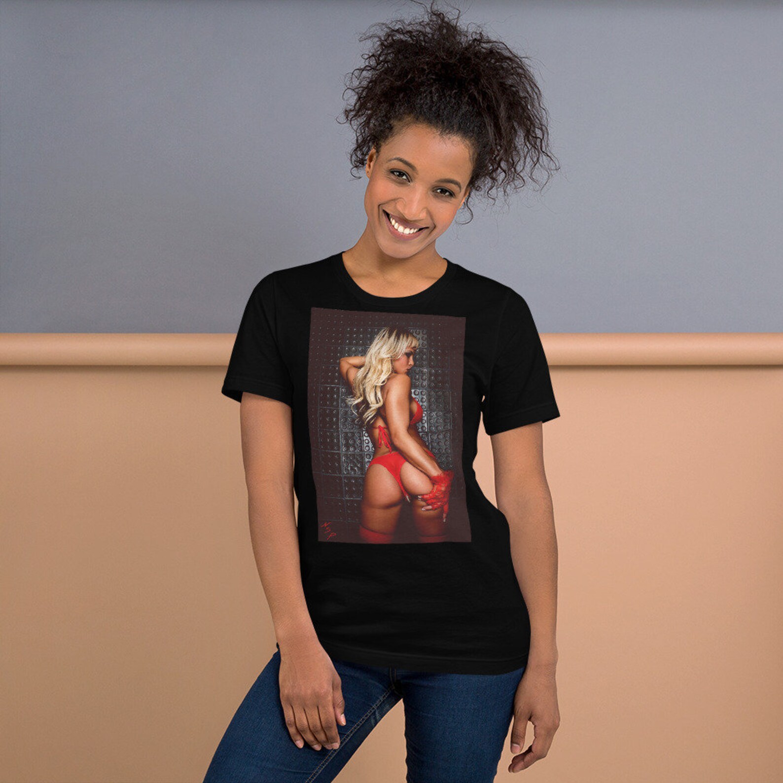 Hot Girl On T Shirt For Men And Women Sexy Girl T Shirt Female Etsy